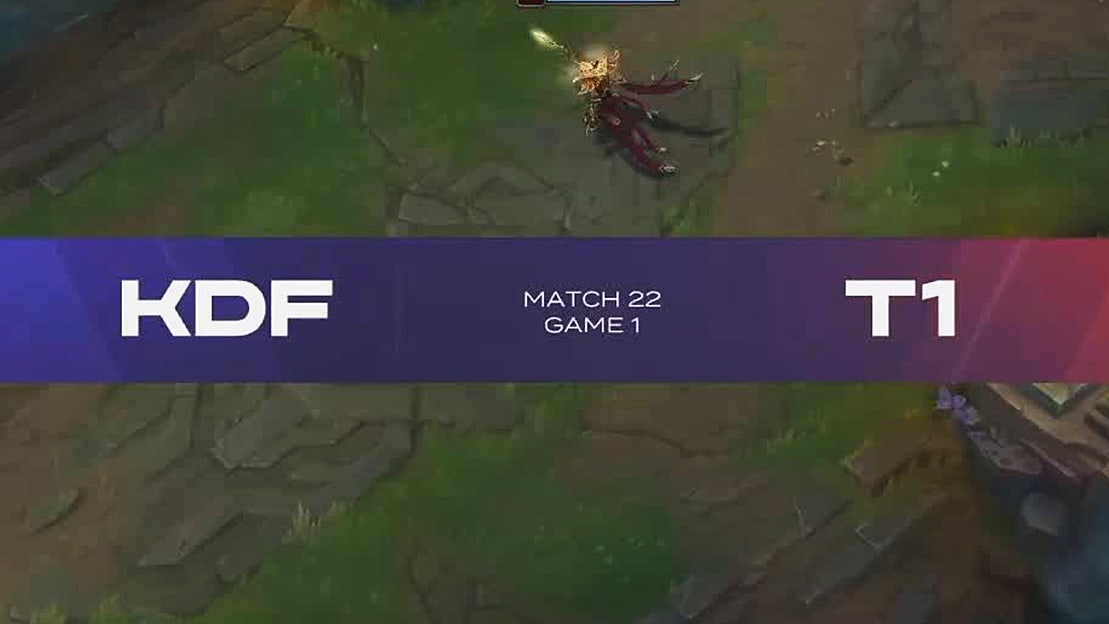 KDF-T1 1세트 하이라이트 - 네이버 TV