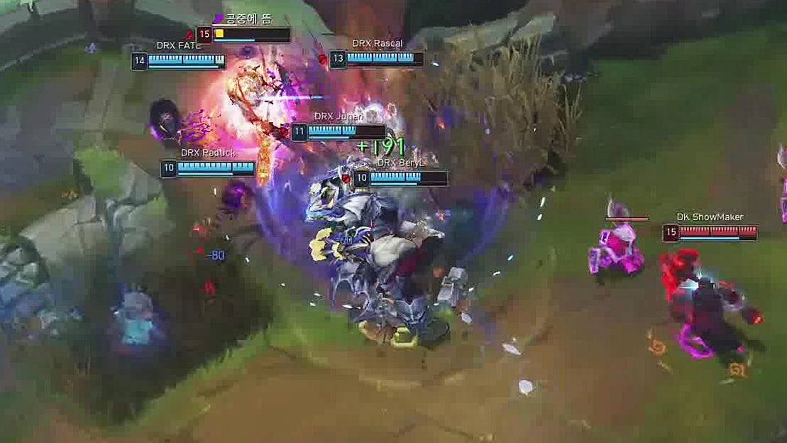 'ShowMaker-Deft 대기록' 2세트를 완벽하게 가져가는 DK - 네이버 TV