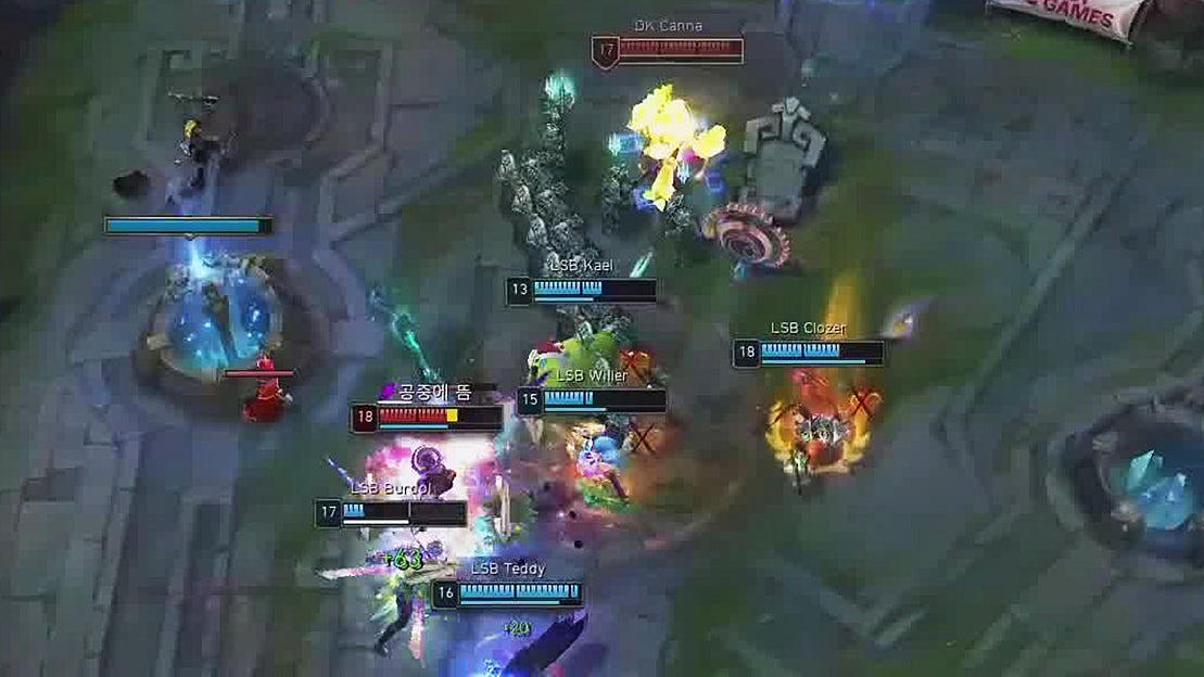 저항하는 LSB를 뚫고 1세트를 가져간 DK - 네이버 TV