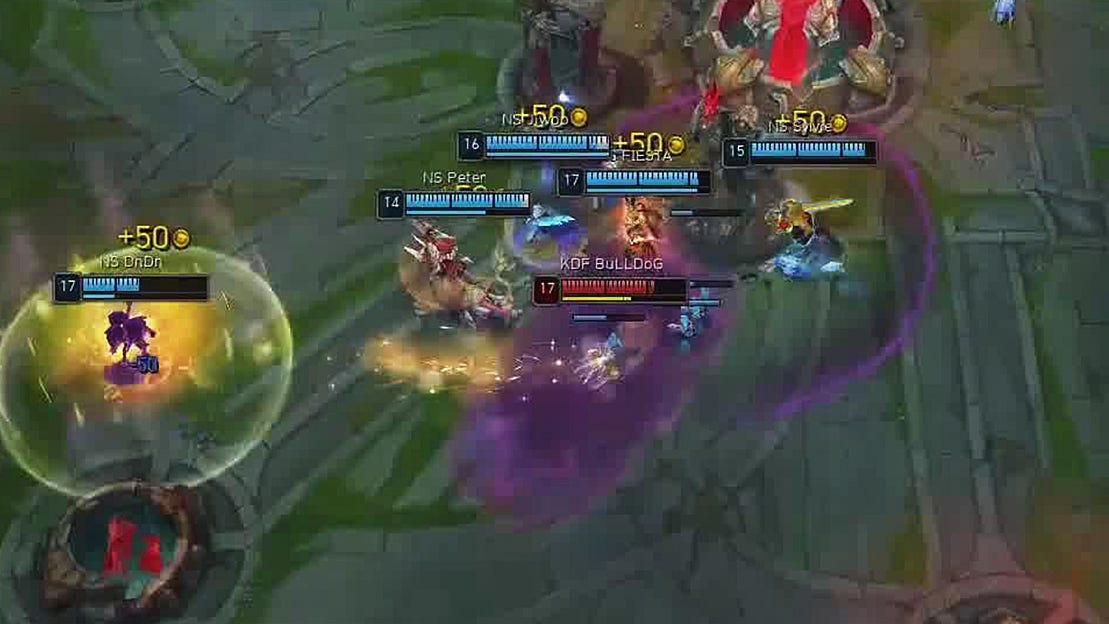 KDF의 저항에도 1세트 승리한 NS - 네이버 TV