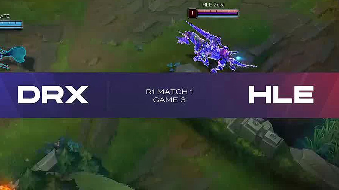 HLE-DRX 3세트 하이라이트 - 네이버 TV