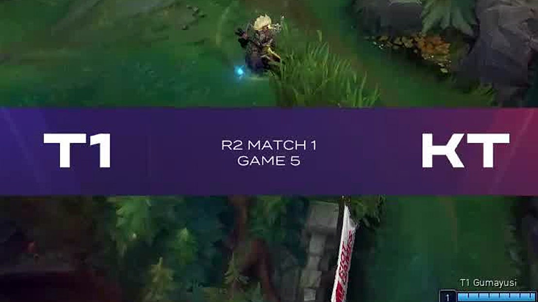 KT-T1 5세트 하이라이트 - 네이버 TV