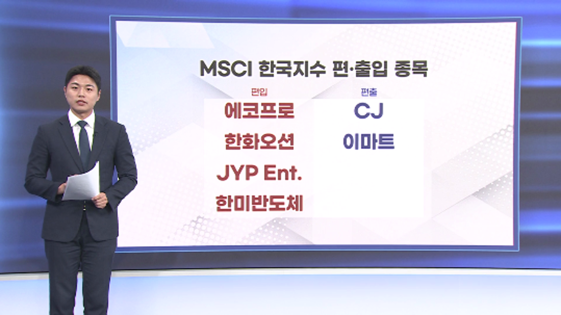 MSCI 편입 호재에 차익실현…주가 혼조 [마켓플러스] - 네이버 TV