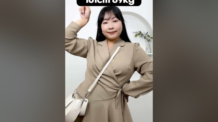 [161cm 69kg] 통통녀 원피스로 체형커버 하는 법! - 네이버 TV