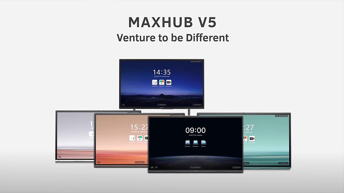 MAXHUB 맥스허브 V5 스마트 협업 디스플레이 전자칠판 - 네이버 TV