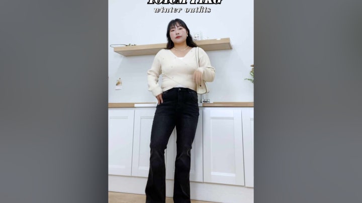 [161cm 71kg] 통통녀 뱃살 뿌시는 겨울 코디 7가지 ️ #통통코디 #빅사이즈 - 네이버 TV