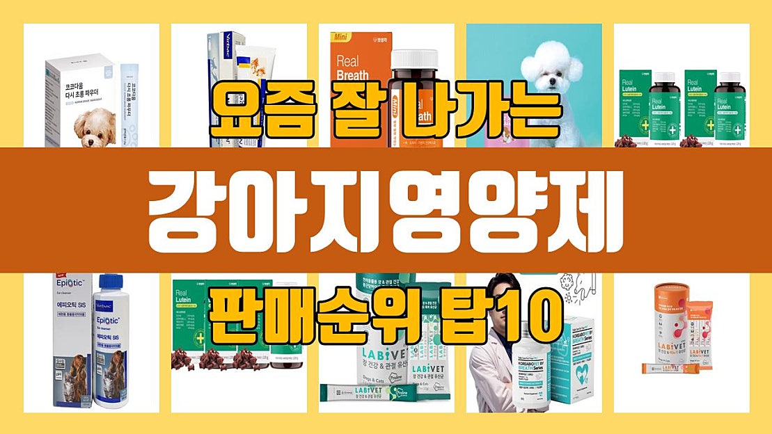 강아지영양제 추천 가성비 탑10 인기순위 판매가격 리뷰 후기 네이버 Tv