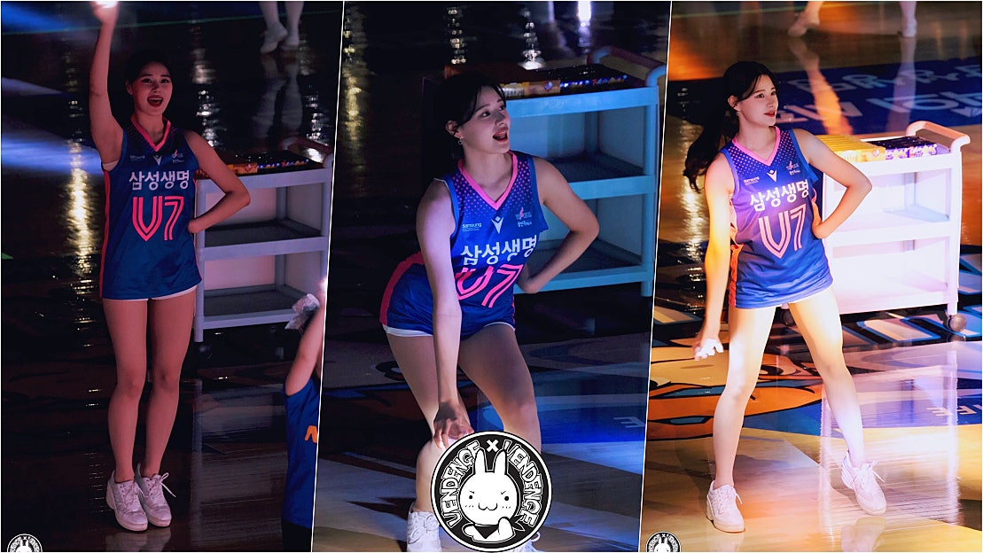 240115 치어리더 이예빈 직캠 '후뤠쉬 응원' Lee Yebin Fancam @삼성생명 블루밍스 여자농구 By 벤 - 네이버 TV