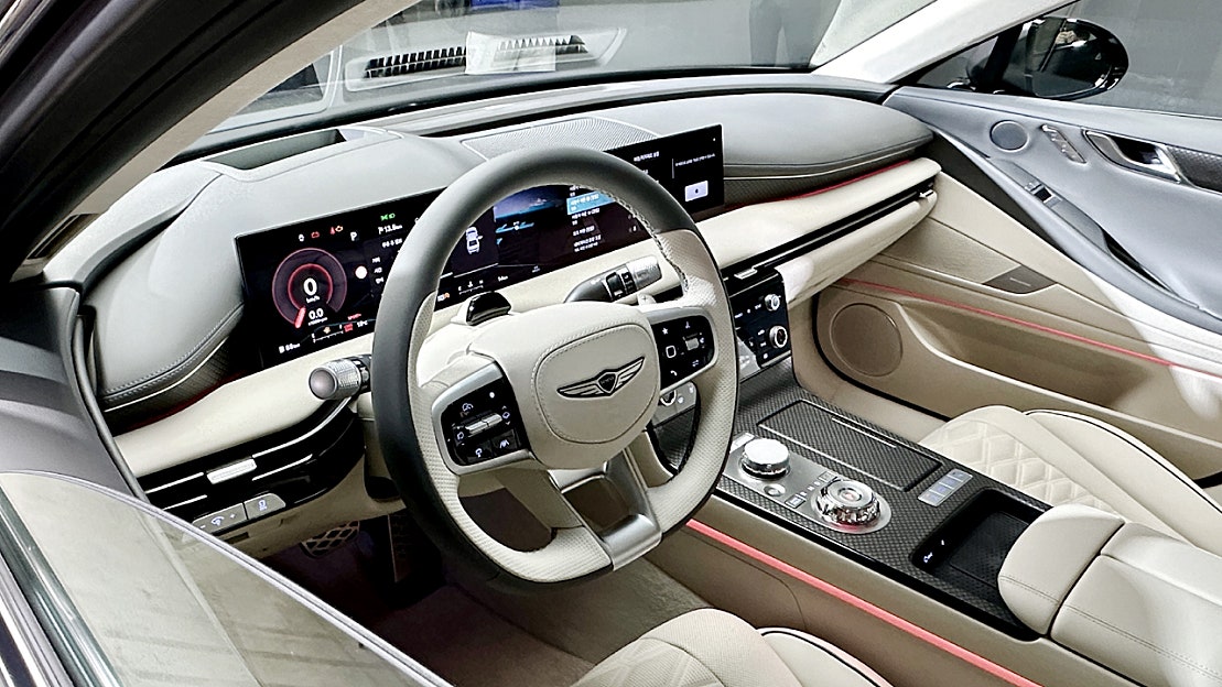 신형 G80 메인은 실내, 제네시스 G80 페이스리프트 실차 공개 - 네이버 TV