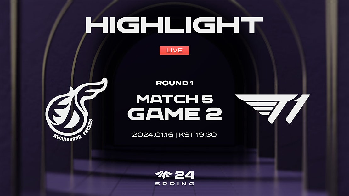 KDF vs. T1 게임2 하이라이트 | 01.16 | 2024 LCK CL 스프링 스플릿 - 네이버 TV