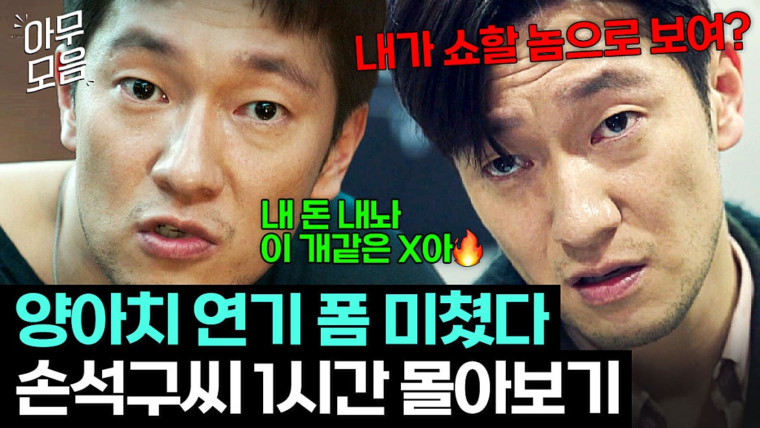 [아무모음] 살인자ㅇ난감 형사 숨겨진 과거ㄷㄷ 🔥양아치 연기 레전드🔥 찍은〈나의 해방일지〉손석구씨 1시간 몰아보기 | 나의 해방일지 | JTBC 220529 방송 외 ...