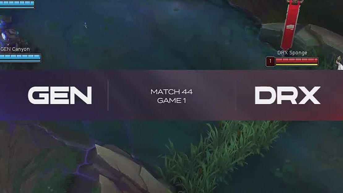 GEN-DRX 1세트 하이라이트 - 네이버 TV