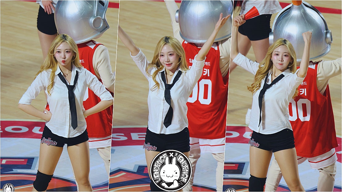 240303 치어리더 조예린 직캠 '응원법 소개' Cho Yerin Fancam @SK나이츠 남자농구 By 벤뎅이 - 네이버 TV