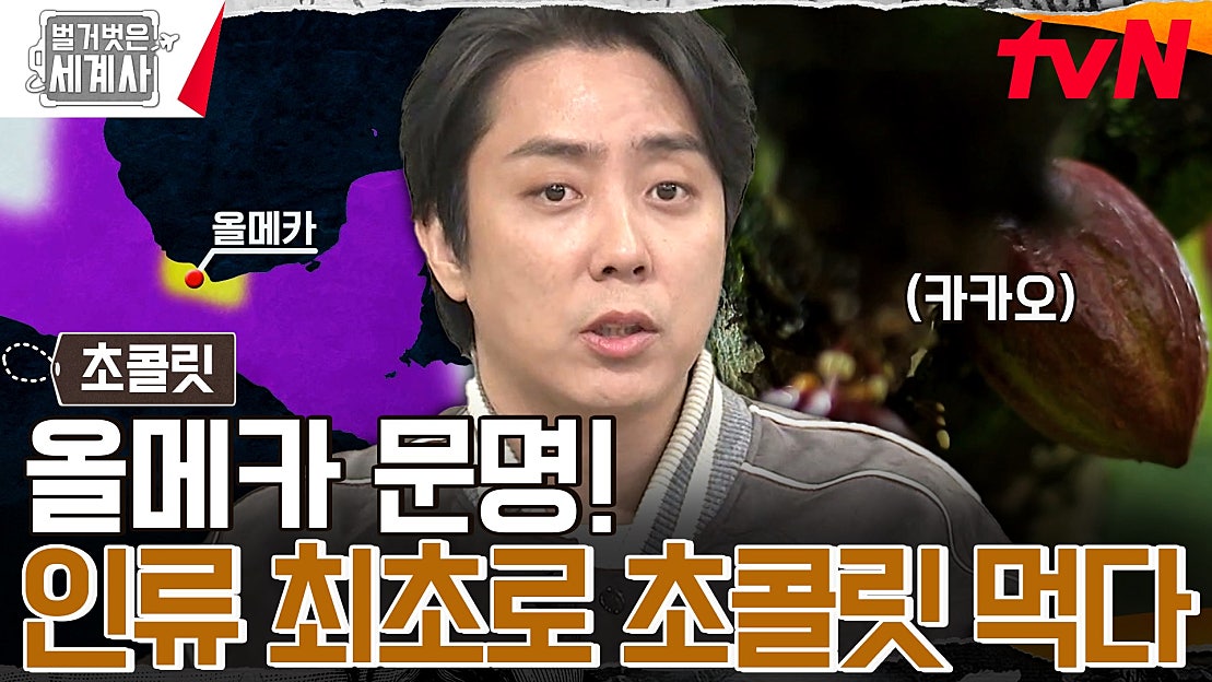 약 3,200년 전! 인류 최초로 초콜릿 음료를 마신 이들의 정체는? | tvN 240312 방송 - 네이버 TV