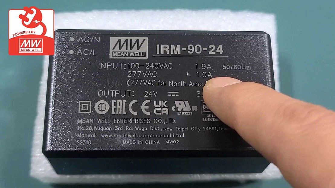 민웰 SMPS 파워모듈 타입설명. IRM-90-24,IRM-90-12,IRM-90-15,IRM-90-48 IRM-10,IRM-15,IRM-20,IRM-30,IRM-45 ...