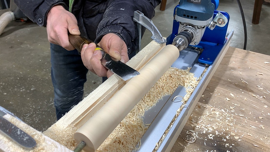 그라인더와 엠볼트 지그로 목선반 만들기 Making Grinder Lathe wih Mbolt Tools - 네이버 TV