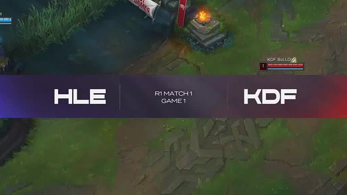 HLE-KDF 1세트 하이라이트 - 네이버 TV