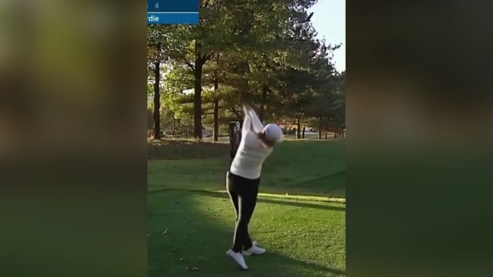 2R 18번홀 황유민 티샷 [상상인 · 한국경제TV 오픈 2023] - 네이버 TV