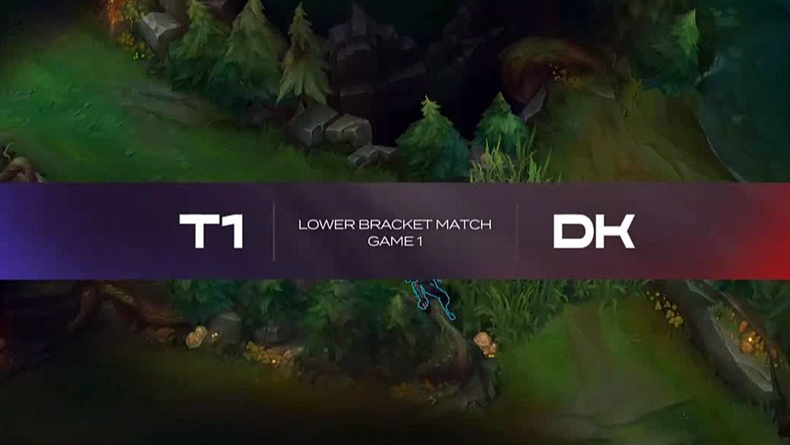 DK-T1 1세트 하이라이트 - 네이버 TV