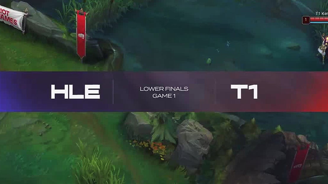 HLE-T1 1세트 하이라이트 - 네이버 TV