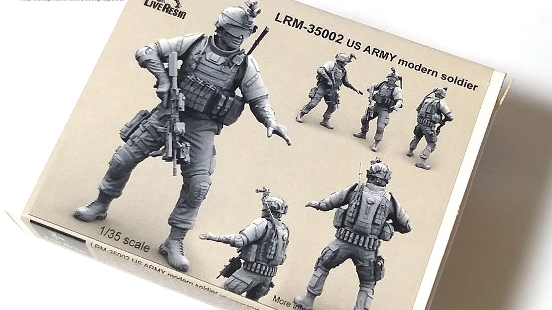 LRM 35002 US ARMY modern soldier 프라모델 소품 레진 피규어 - 네이버 TV