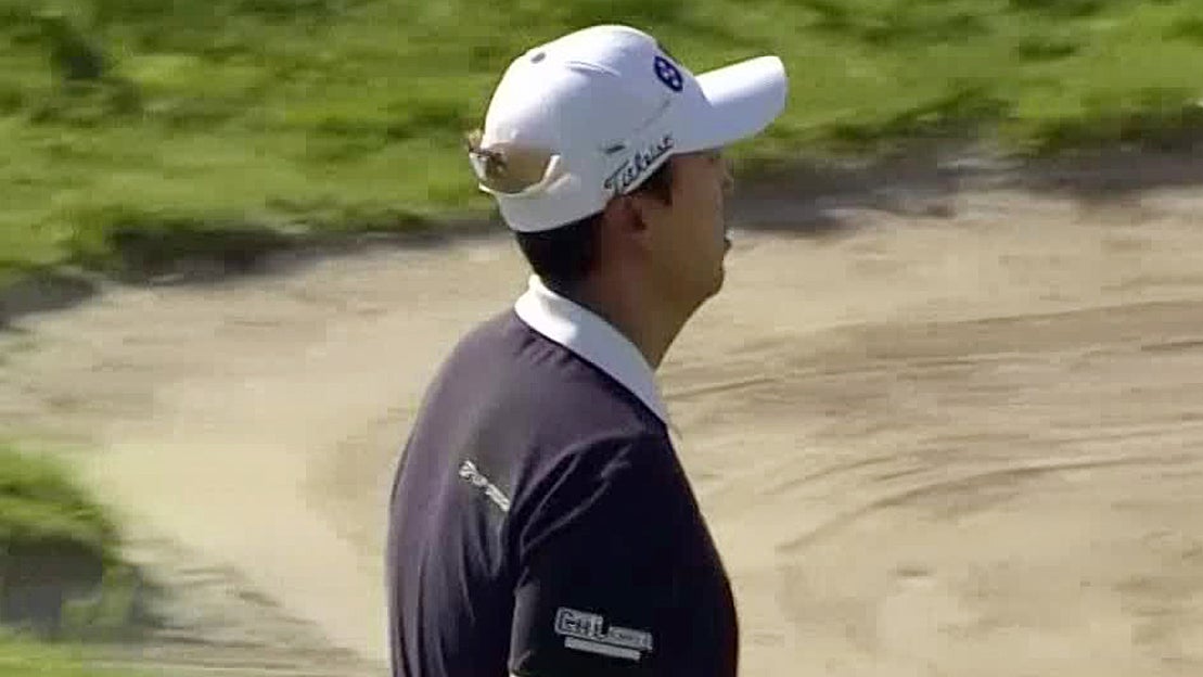 '뒷심 발휘' 경기 후반, 버디를 기록하는 변진재 [KPGA 클래식 2R] - 네이버 TV