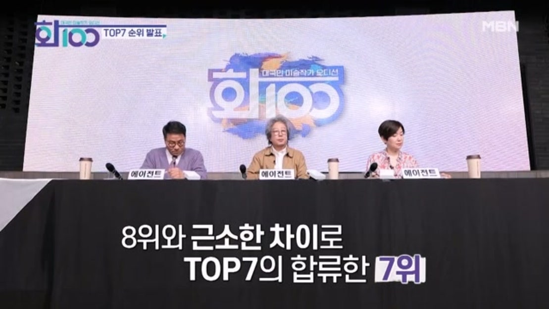 TOP7 순위 발표! 다음 라운드에 오르기 위한 7명의 화가는? MBN 240511 방송 - 네이버 TV