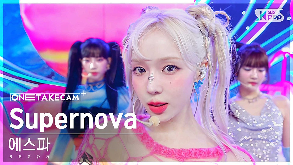 [단독샷캠4K] 에스파 'Supernova' 단독샷 별도녹화│aespa ONE TAKE STAGE│@SBS Inkigayo 240519 - 네이버 TV
