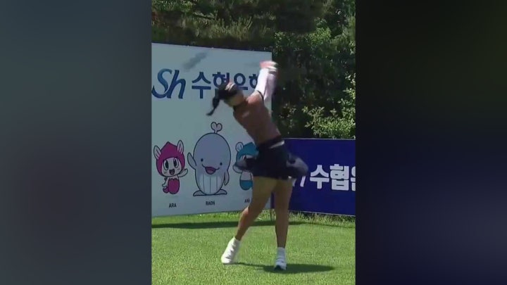 1R 3번홀 방신실 티샷 [Sh수협은행 MBN 여자오픈] - 네이버 TV