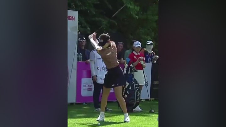 1R 9번홀 방신실 티샷 [Sh수협은행 MBN 여자오픈] - 네이버 TV
