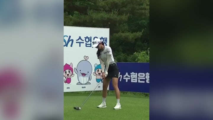 2R 3번홀 강지선 티샷 [Sh수협은행 MBN 여자오픈] - 네이버 TV