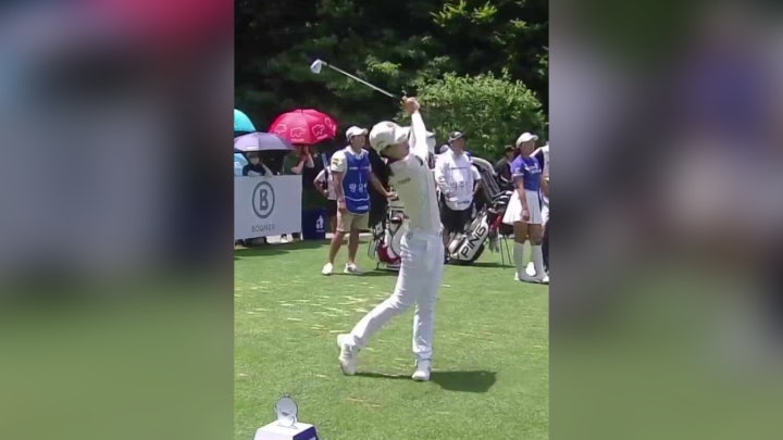 3R 5번홀 황유민 티샷 [Sh수협은행 MBN 여자오픈] - 네이버 TV