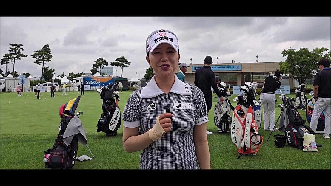 [인터뷰] 허다빈, "저 비오는 날도 찰 쳐요" KLPGA투어 롯데오픈 출사표 - 네이버 TV