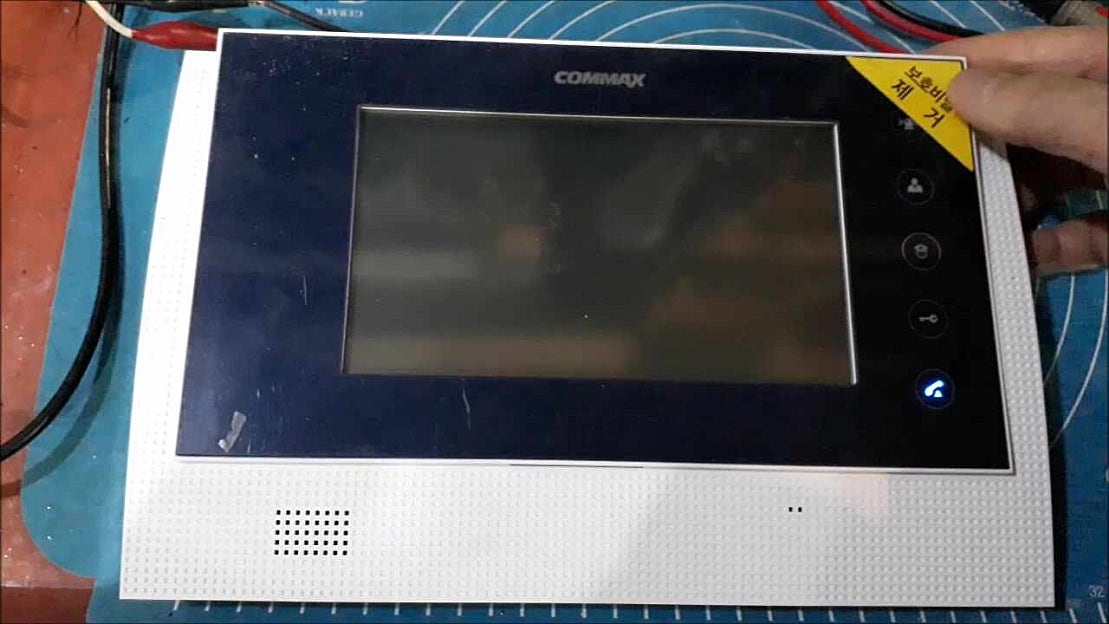 화면안나오는 COMMAX CAV-705UW 코멕스 비디오폰수리 인터폰설치교체 - 네이버 TV
