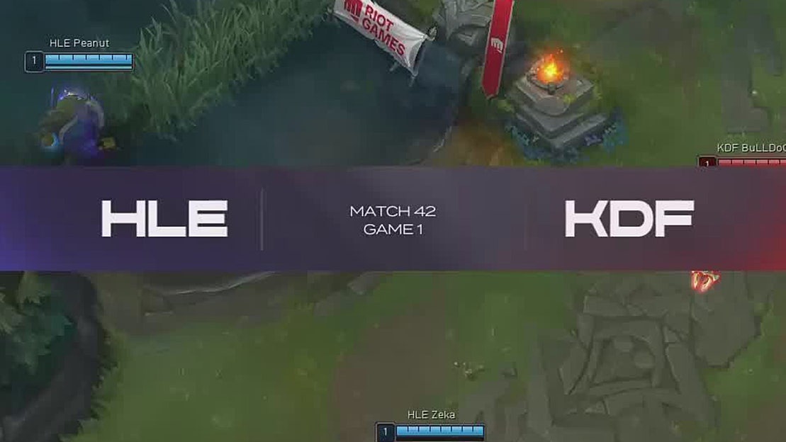 HLE-KDF 1세트 하이라이트 - 네이버 TV