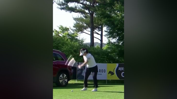 1R 14번홀 임진영 티샷 [Sh수협은행 MBN 여자오픈] - 네이버 TV