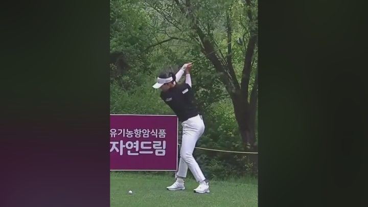 4r 8번홀 방신실 티샷 Kga Db그룹 제38회 한국여자오픈 골프선수권대회 네이버 Tv
