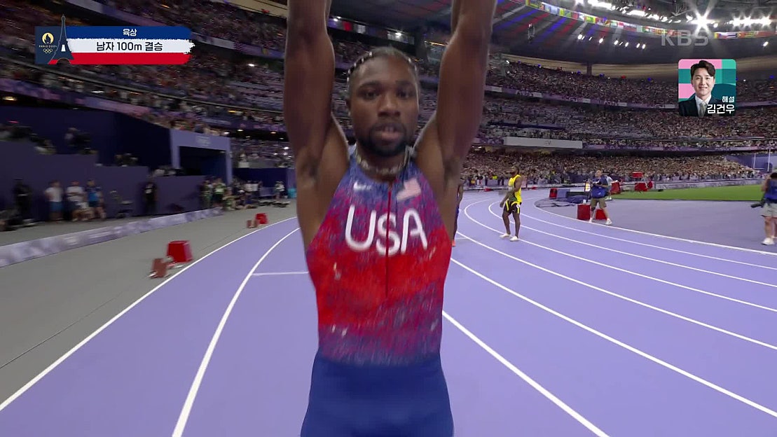 [KBS] 막상막하! 남자 100m 우승은 미국의 노아라일스! - 네이버 TV