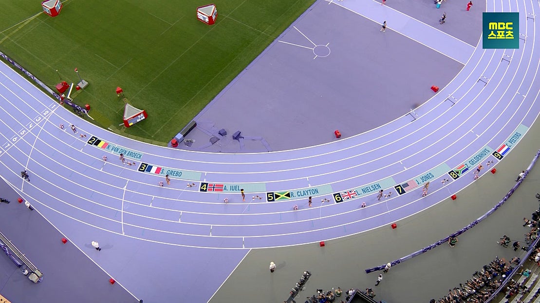 [MBC] 클레이튼, 여유롭게 조 1위로 결승 진출! [파리올림픽 육상 여자 400m 허들 준결승] - 네이버 TV