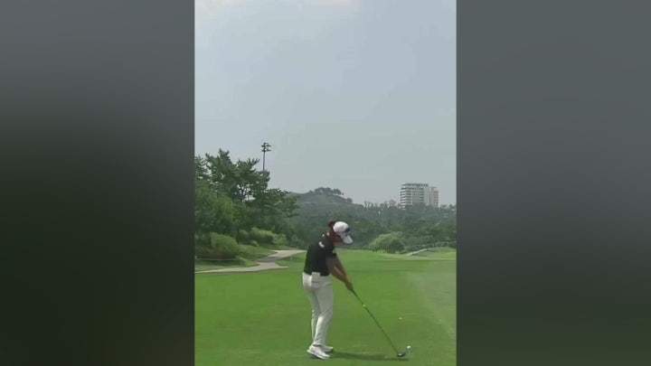 3R 7번홀 최민경 티샷 [더헤븐 마스터즈] - 네이버 TV