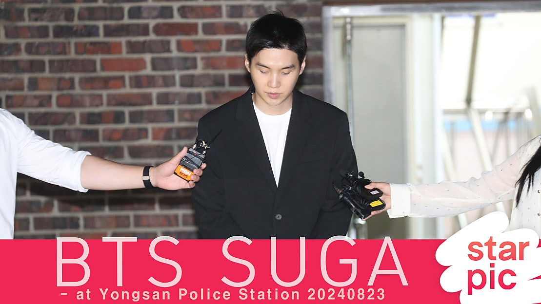 BTS 슈가 '조사 마치고 귀가' [STARPIC] BTS SUGA - at Yongsan Police Station ...