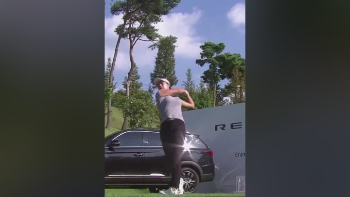 2R 16번홀 최민경 티샷 [제13회 KG 레이디스 오픈] - 네이버 TV