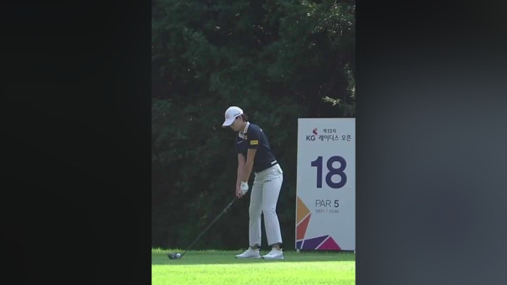 3R 18번홀 방신실 티샷 [제13회 KG 레이디스 오픈] - 네이버 TV