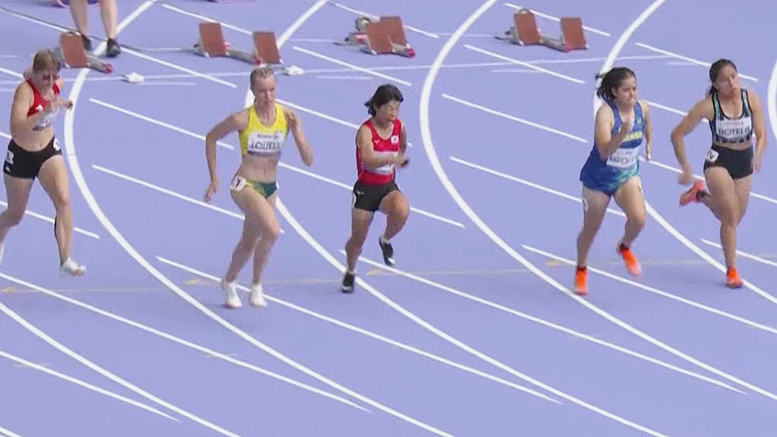 [KBS] 육상 여자 T36 100m 예선 - 전민재 - 네이버 TV