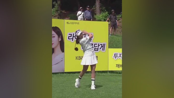 3R 4번홀 배소현 티샷 [KB금융 스타챔피언십] - 네이버 TV