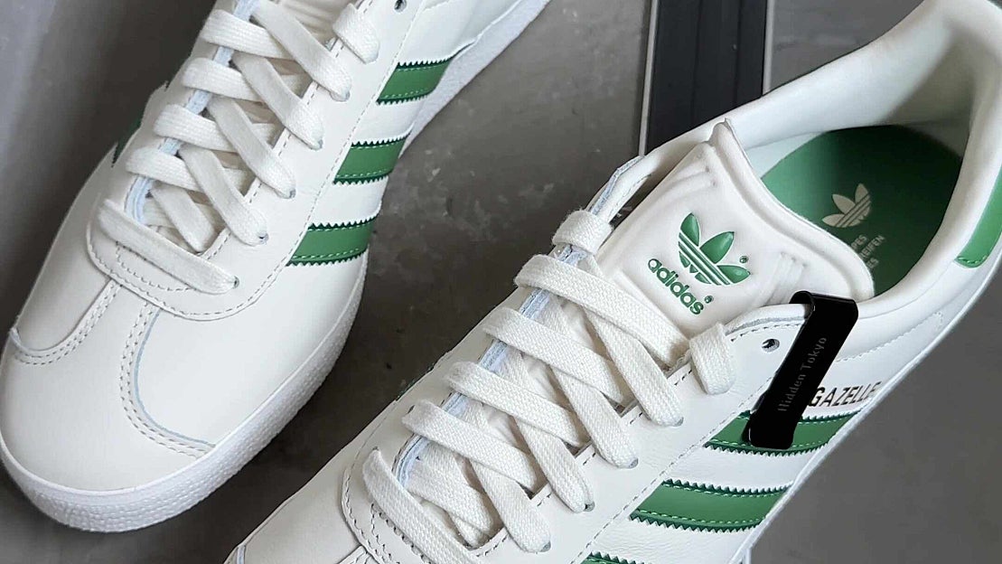 아디다스 가젤 24SS 오프화이트/프리라브드 그린 IG1635 - 네이버 TV