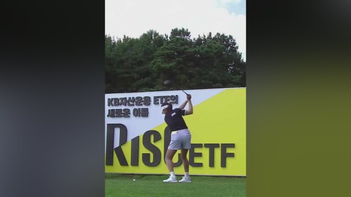 3R 13번홀 노승희 티샷 [KB금융 스타챔피언십] - 네이버 TV