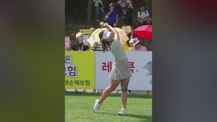 3R 3번홀 유현조 티샷 [KB금융 스타챔피언십] - 네이버 TV
