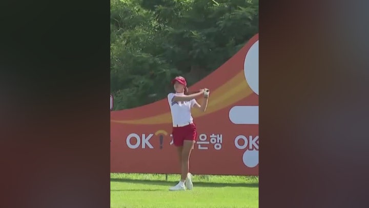 3R 1번홀 오수민 티샷 [OK저축은행 읏맨 오픈] - 네이버 TV