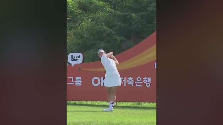 3R 1번홀 임진영 티샷 [OK저축은행 읏맨 오픈] - 네이버 TV